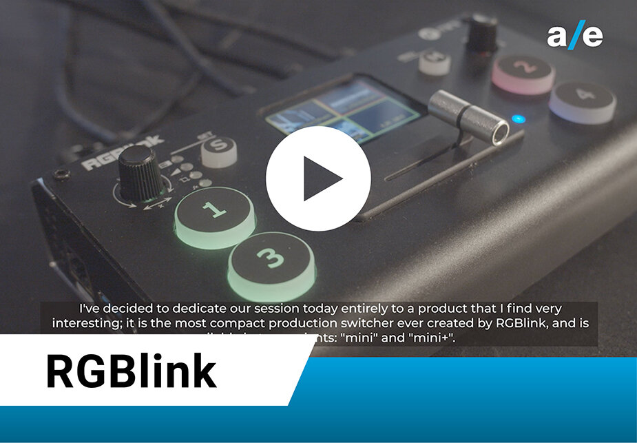 I più compatti production switcher di RGBlink